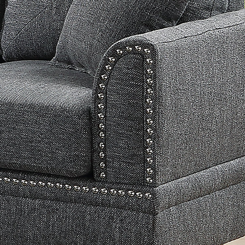 Findlay 2 Piece Living Room Set Ash Black